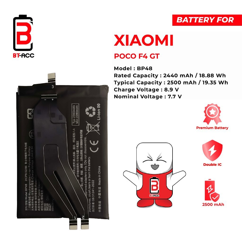 Jual Product BP48 Battery Baterai Battre For Xioami Poco F4 GT | Shopee ...