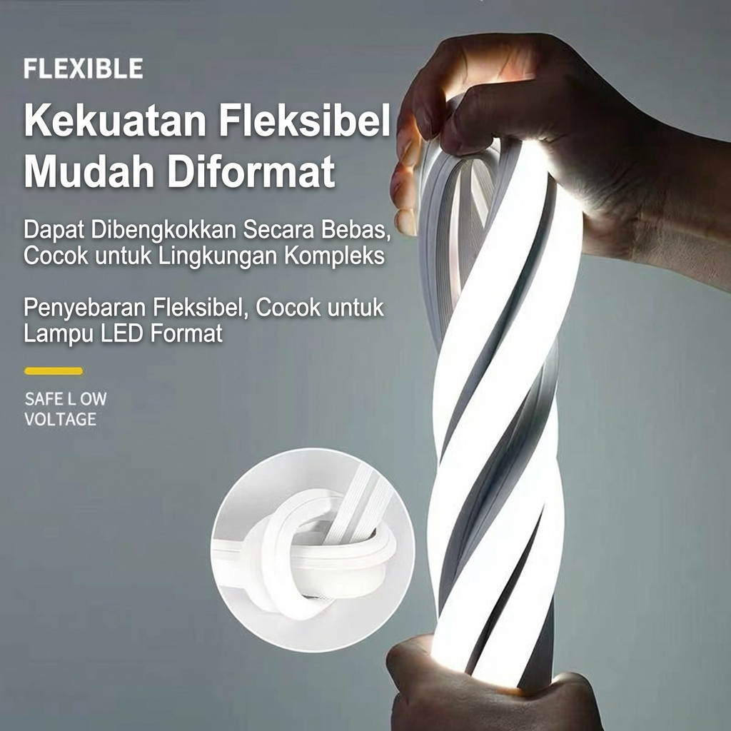 Jual Strip lampu LED dekoratif fleksibel 10-20M, strip lampu kamar ...