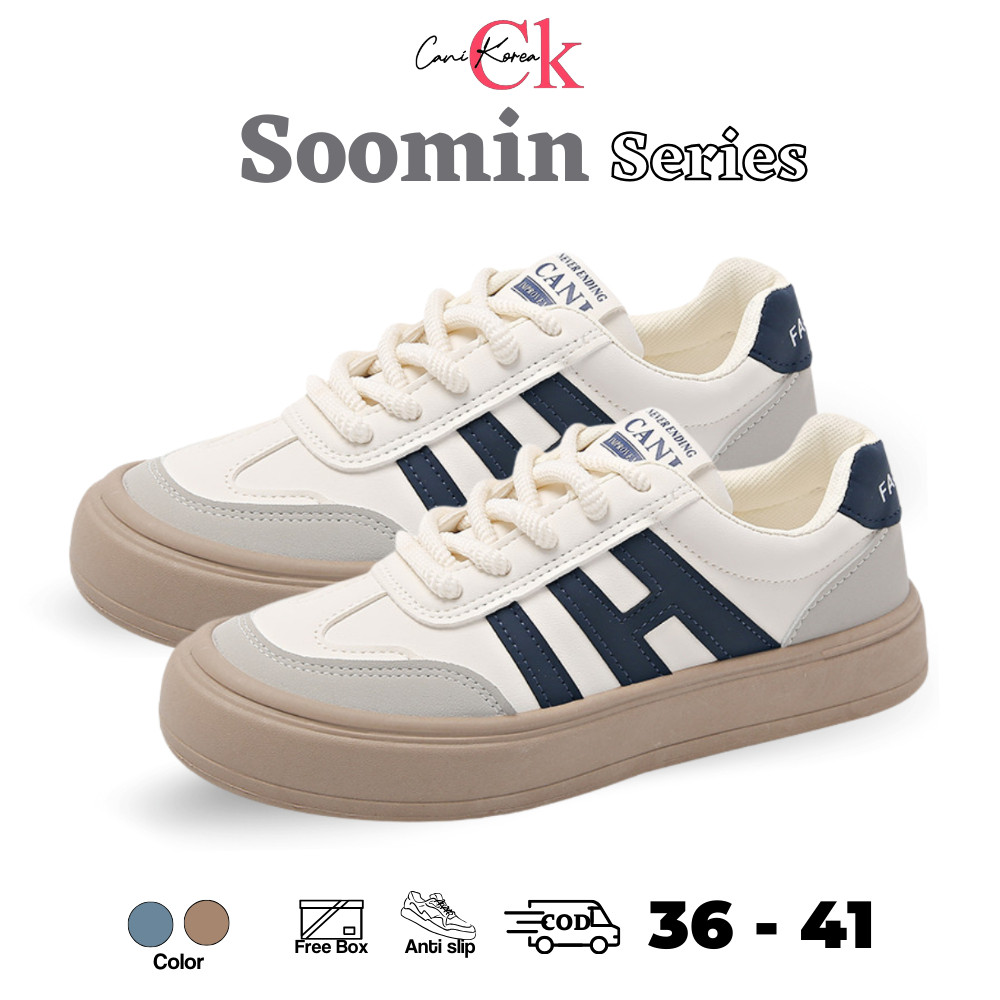 Jual ANGGRAEINI CaniKorea "FREE BOX" Soomin Sepatu Sneakers Wanita ...