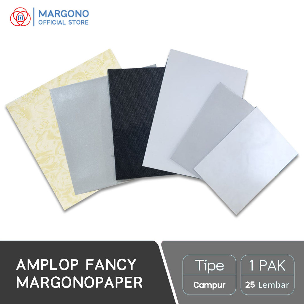 Jual Margono Amplop Warna Kertas Fancy Jasmine B7 / C6 / D5 - 10 Lembar ...