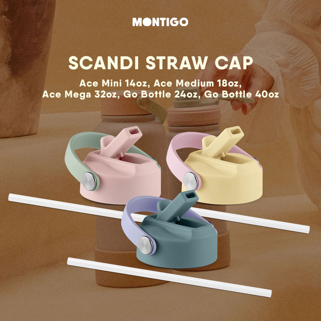 Jual Montigo | Scandi Ace Straw Cap ( Tumbler Accessories ) | Shopee ...