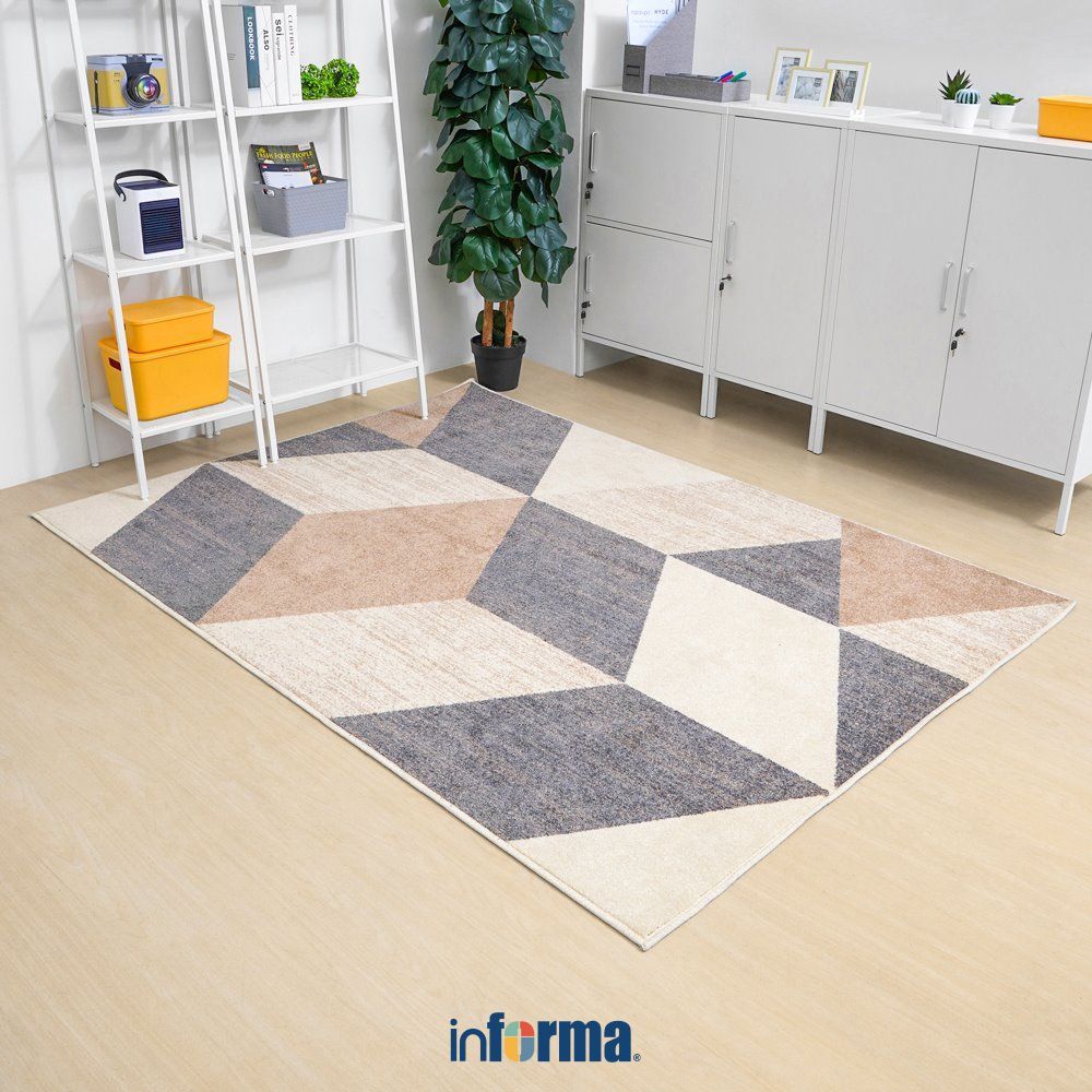 Jual Informa 120X170 cm Karpet Twist 822 - Abu-Abu Ivory Alas Lantai ...