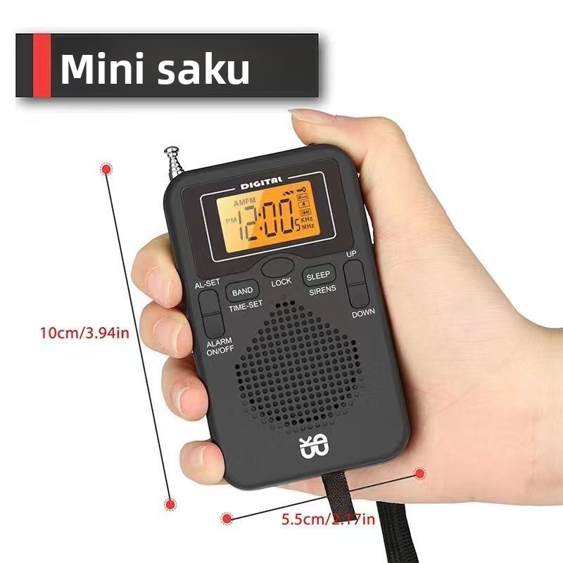 Jual Radio Mini Kecil untuk Lansia Operasi Portabel Walkman Frekuensi ...