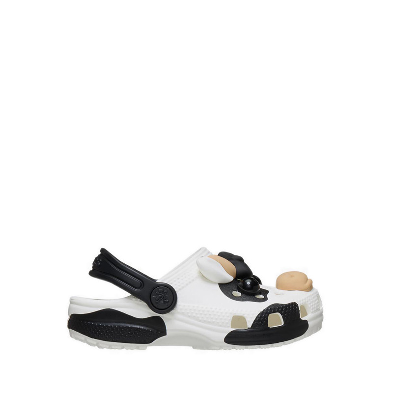 Jual Crocs Classic IAM Cow Toddler Clog - White | Shopee Indonesia