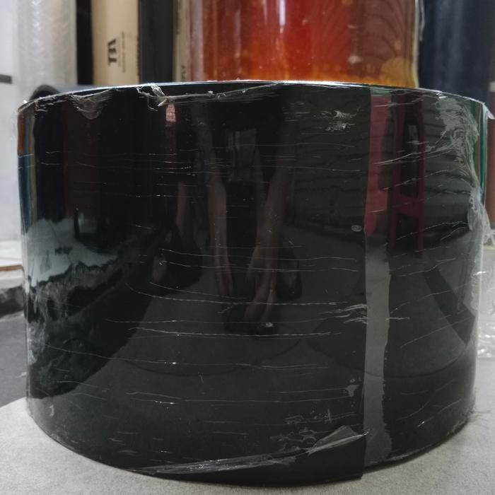 Jual pvc strip curtain opaque black ( Tirai plastik Hitam) 20cm ...