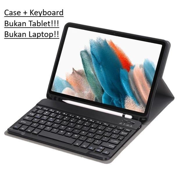 Jual Case Keyboard untuk Samsung TAB A11 A11+ A9 A9+ PLUS 5G Bluetooth ...