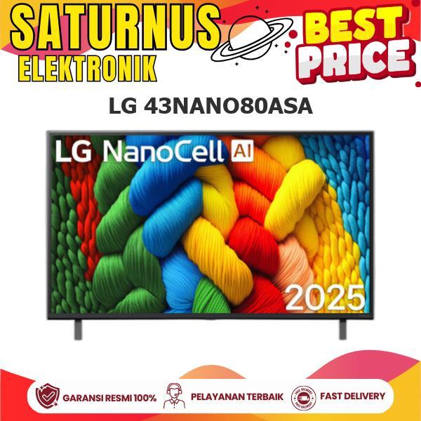 Jual LG 43NANO80ASA SMART TV 43 Inch NanoCell AI New 2025 Processor ...