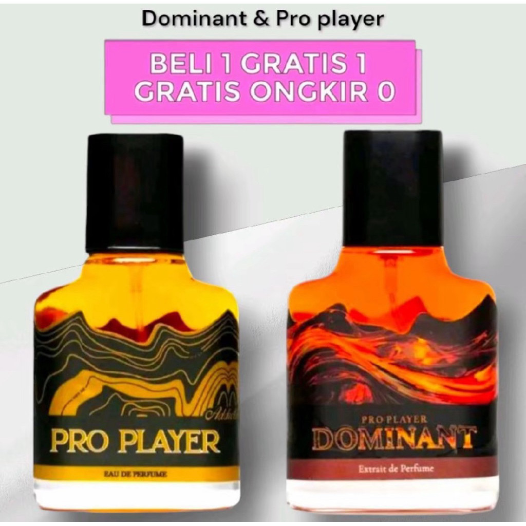 Jual Beli 1 Gratis 1 Parfum Dominant Pro Player Eau De Parfum 35Ml ...