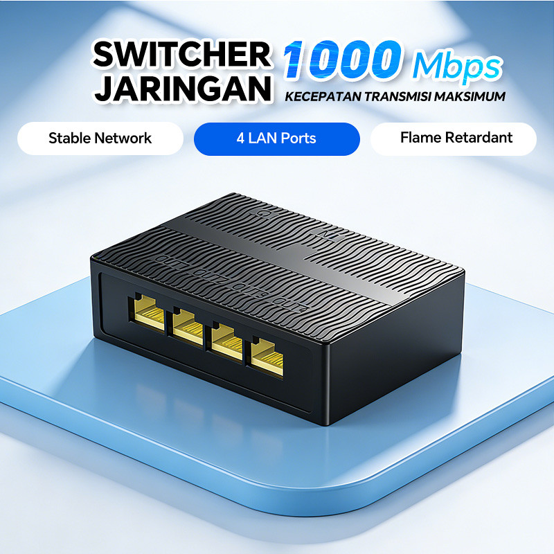 Jual MISENI 5 Port Gigabit Unmanaged Desktop Network Switch Plug Play ...