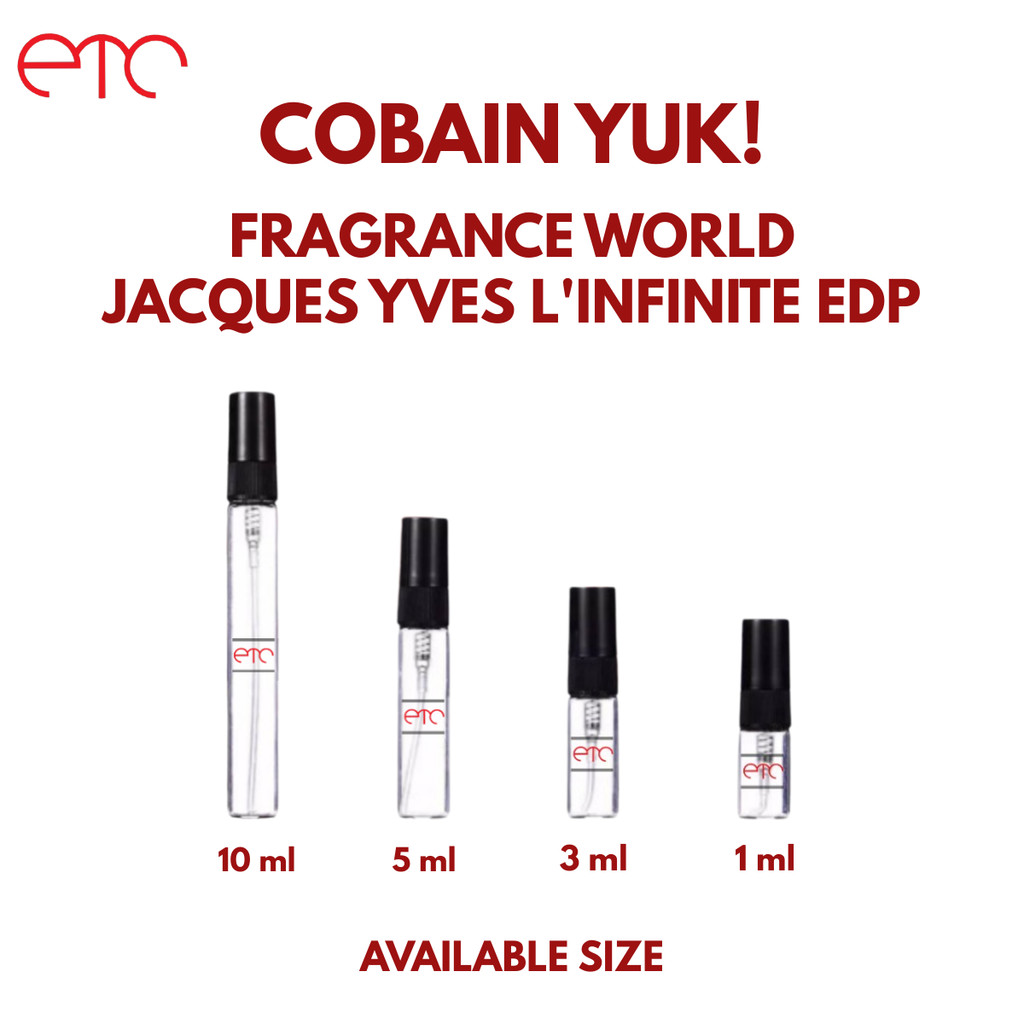 Jual Decant Parfum Fragrance World FW Jacques Yves FW L'infinite EDP ...