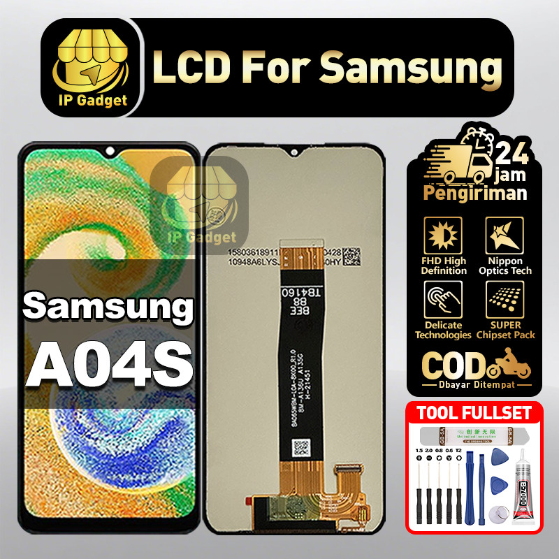 Jual LCD SAMSUNG A04S Fullset LCD HP Touchscreen Layar Sentuh Touch ...