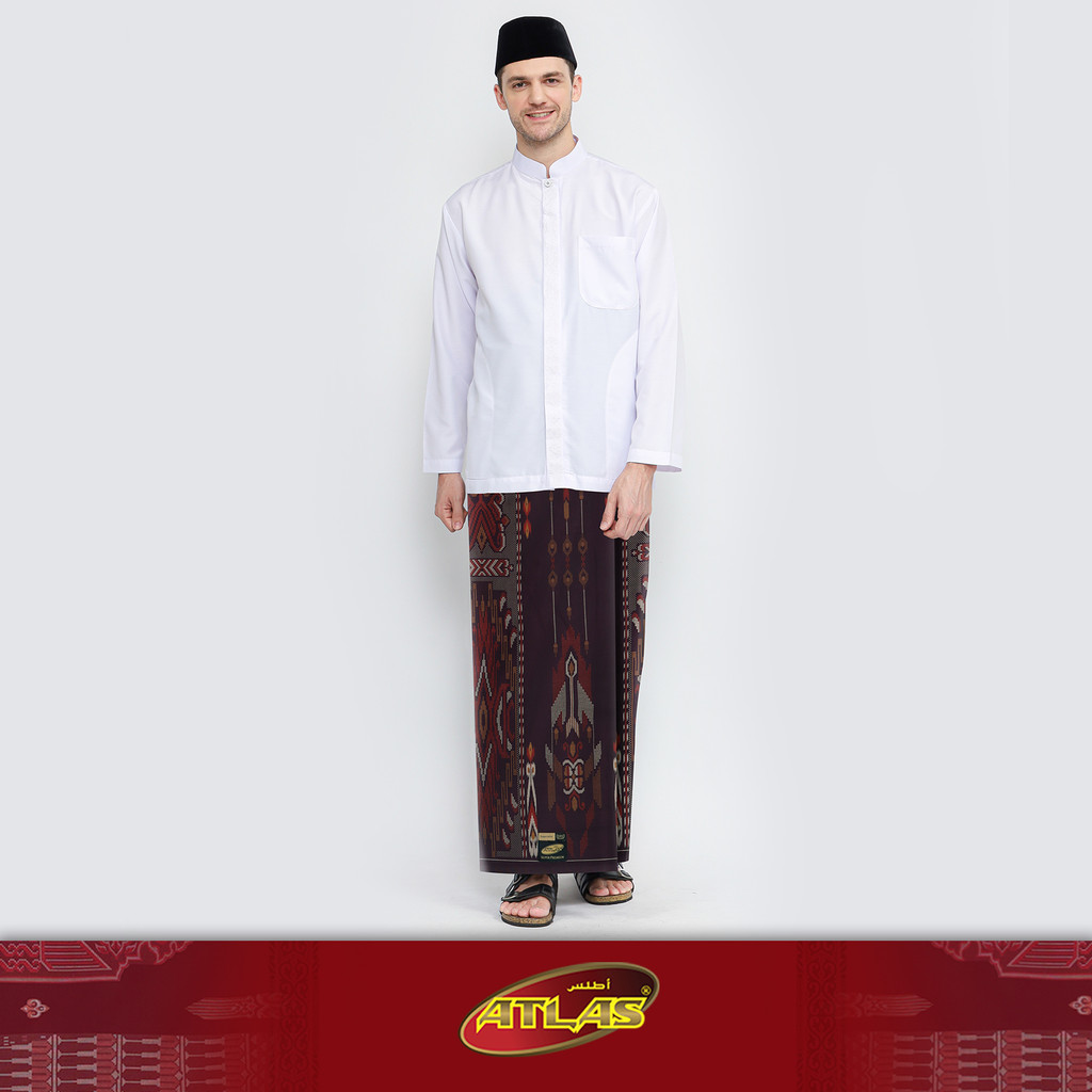 Jual Sarung ATLAS Super Premium 920 Motif KJB Merah Hati 02 | Shopee ...
