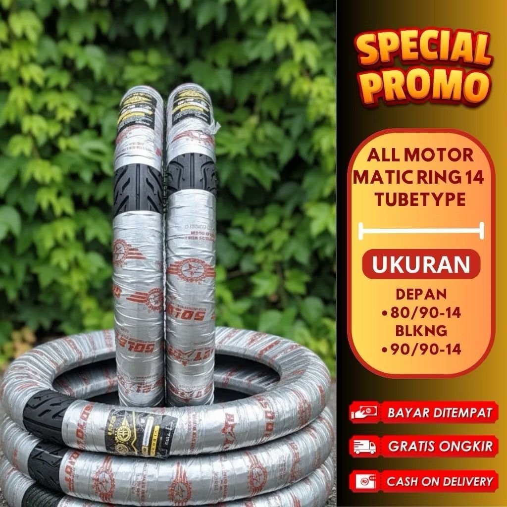 Jual [PROMO] Ban Motor Matic Tubles dan non Tubles ( Ukuran yg dapat di ...