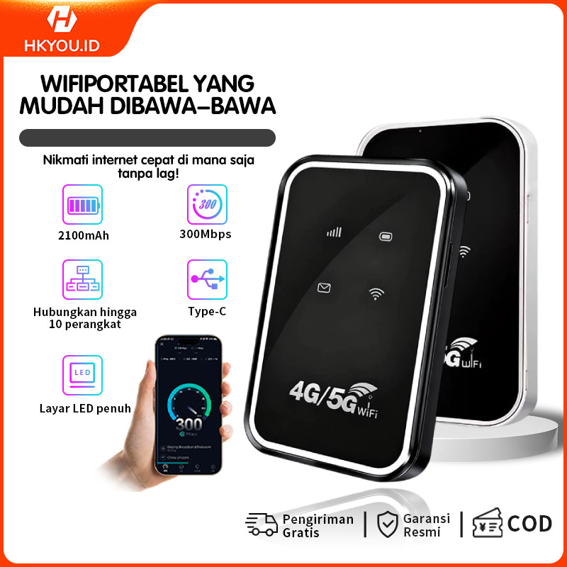 Jual M23 300Mbps Hotspot WiFi Seluler 4G/5G LTE Modem Router Nirkabel ...