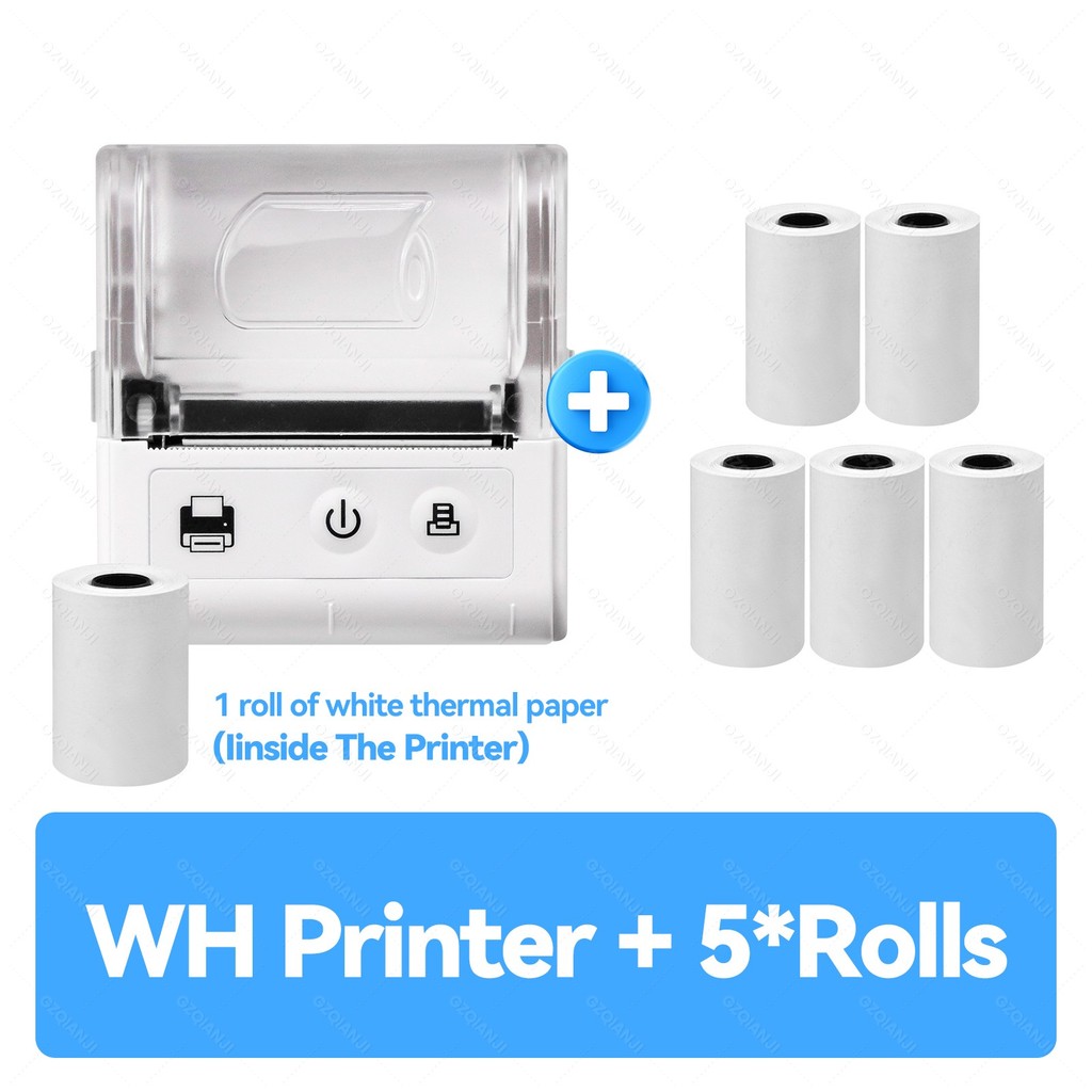 Jual 58MM Mini Pocket Thermal Receipt Printer Mobile Portable Ticket ...