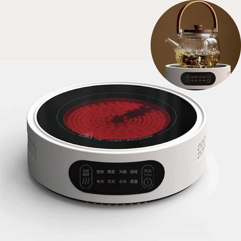 Jual 220V Electric Ceramic Stove Smart Coffee Heating Stove With Timer ...