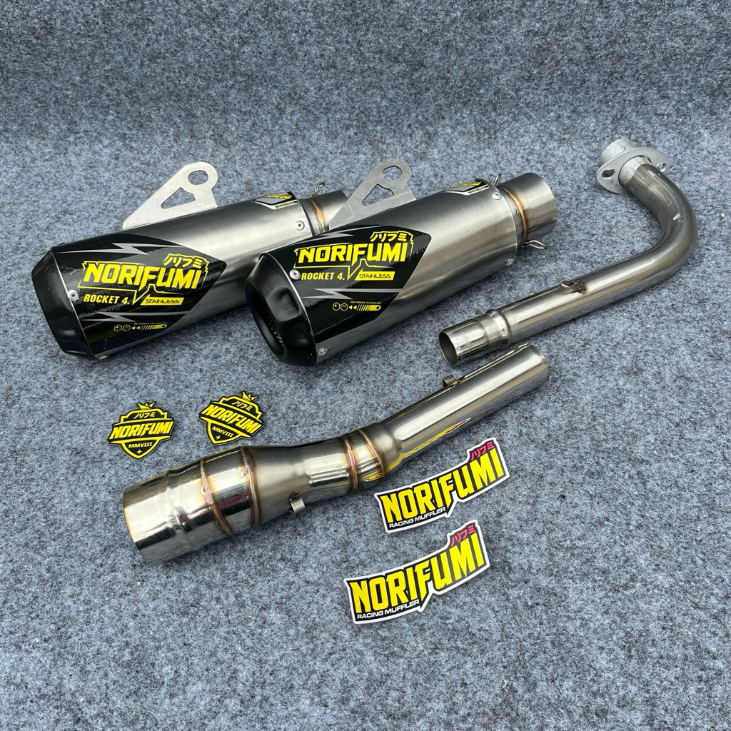 Jual Knalpot Norifumi GTX RBT trail kharisma Supra Vega Revo jupiter ...