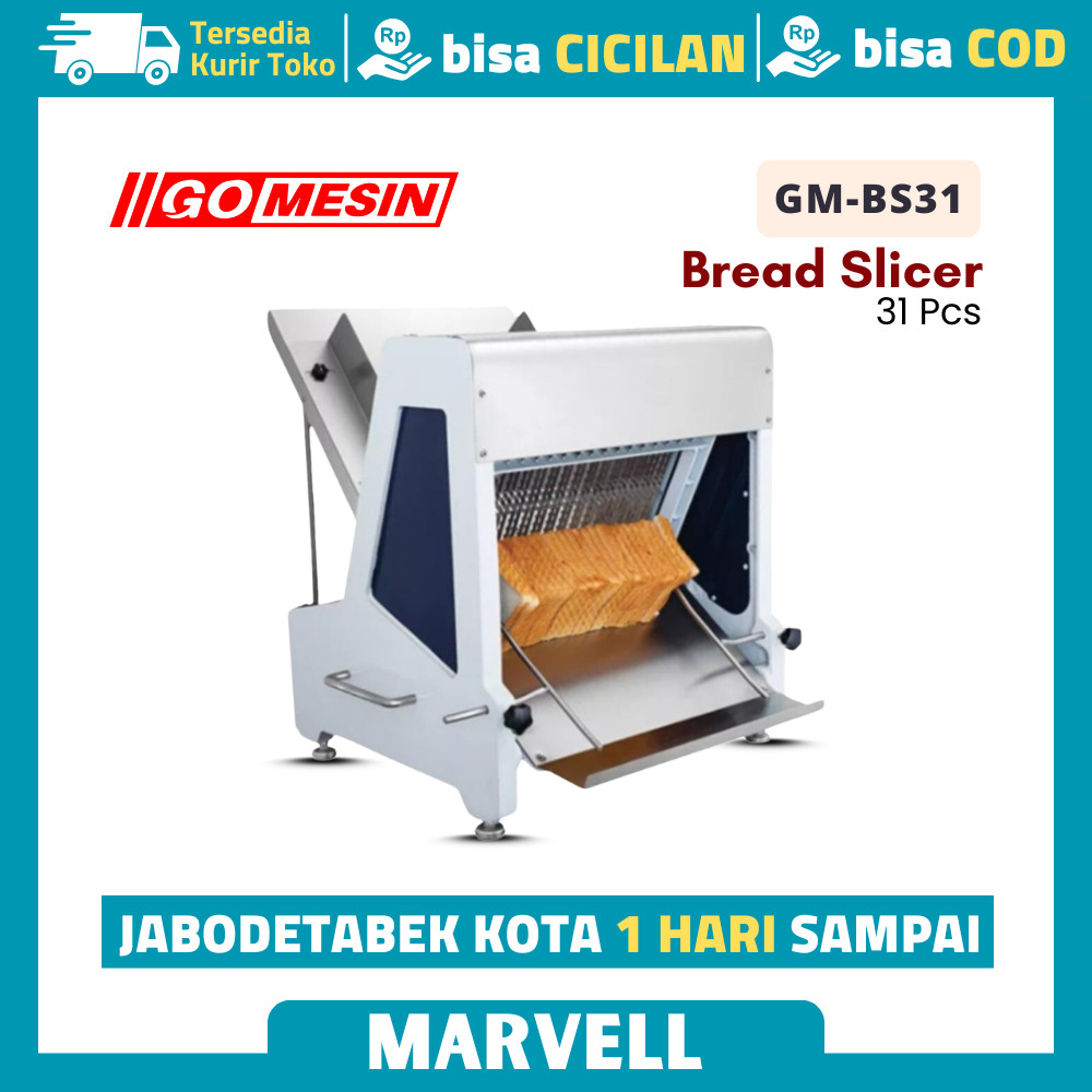 Jual Bread Slicer Getra Q31GC Mesin Pemotong Roti Tawar 31 Pisau ...