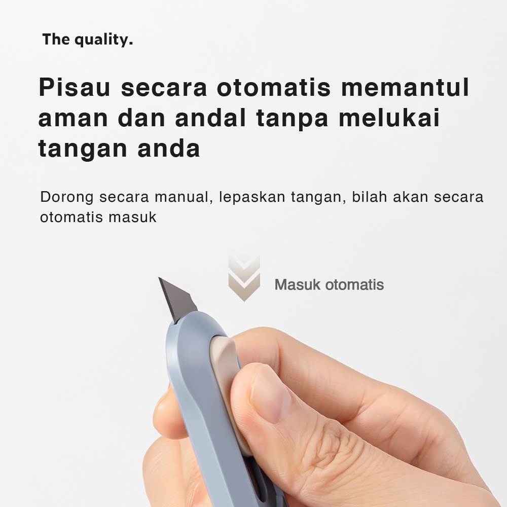 Jual Nusign Mini Cutter / Pisau Pemotong Mini Portable Warna Pastel ...