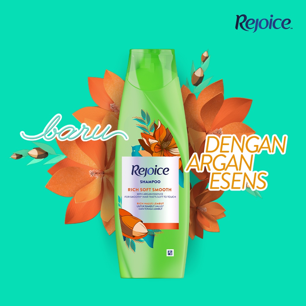 Jual Rejoice Kondisiner Rich Halus Lembut Argan Perawatan Rambut 320ml / Rejoice Conditioner ...