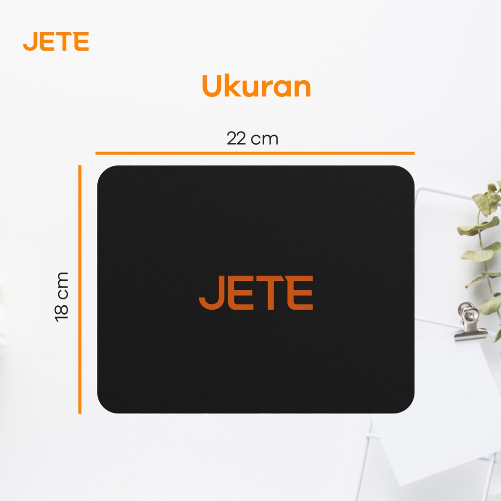 Jual Mouse Pad JETE Mousepad 1 Ukuran Kecil 18 x 22 cm - Anti Slip ...