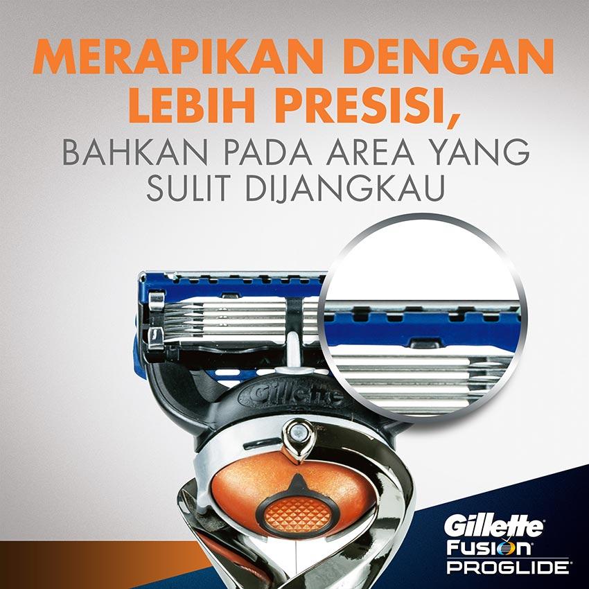 Jual Gillette Pencukur Fusion5 Proglide + Isi Ulang Pisau Cukur ...