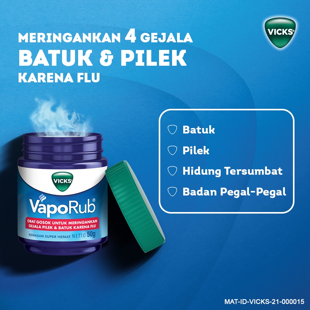 Jual Vicks Vaporub Balsem Mengurangi Batuk dan Pilek 10g | Shopee Indonesia