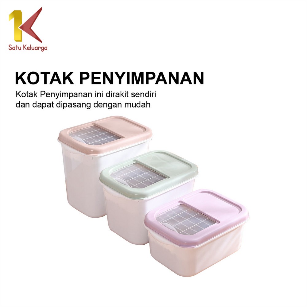 Jual Satu Keluarga Tempat Beras Kotak Penyimpanan Makanan Rice Box ...