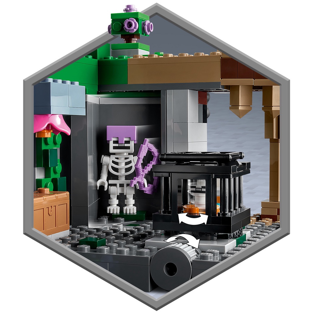 Jual LEGO Minecraft 21189 The Skeleton Dungeon (364 Pieces), Mainan ...