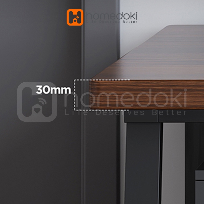 Jual Homedoki Meja Kerja/ Meja Kantor/ Meja Belajar/ Office Table/ Meja Kayu Minimalis | Shopee ...