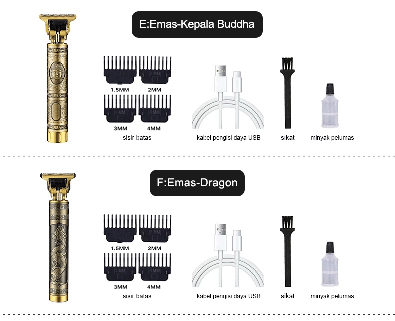 Jual Abeni Alat Cukur Rambut Elektrik Cukur Jenggot Mesin Potong Rambut ...