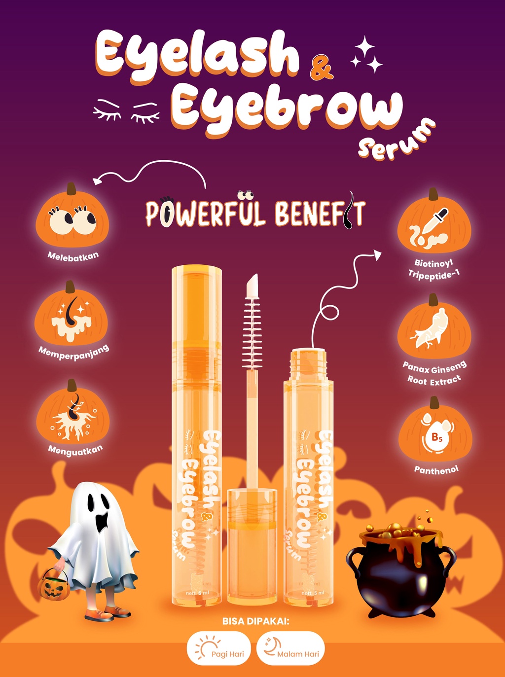 Jual SALSA Eyelash & Eyebrow Serum - Serum Bulu Mata Menebalkan dan ...