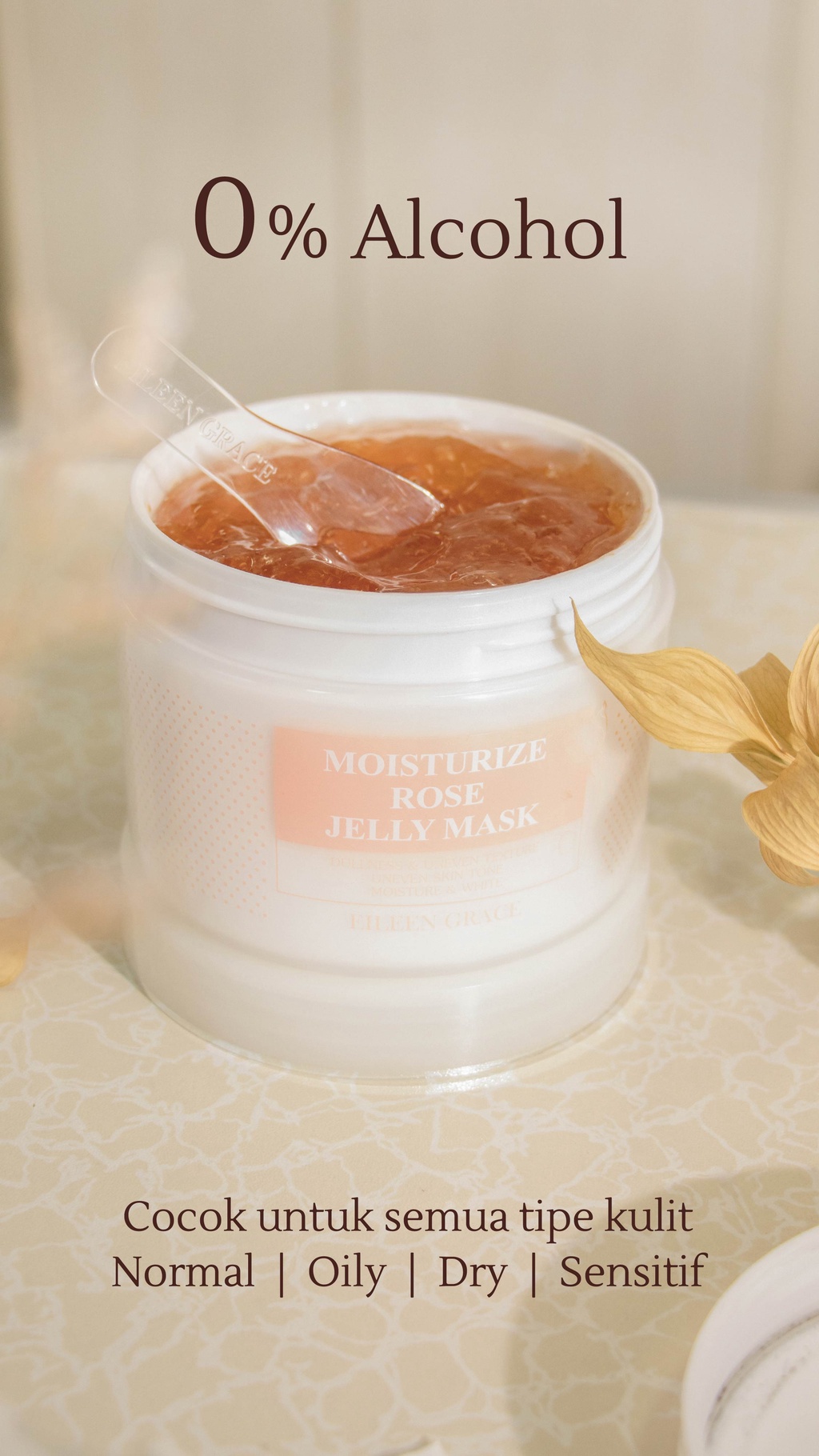 Jual EILEEN GRACE - Moisturize Rose Jelly Mask 300 ml x2 | Masker ...