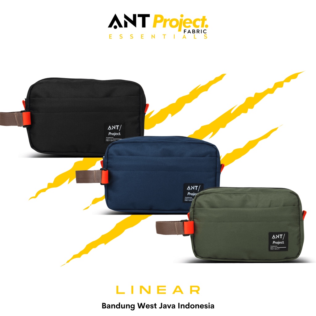 Jual ANT Project - Pouch LINEAR Hitam Doppkit | Shopee Indonesia