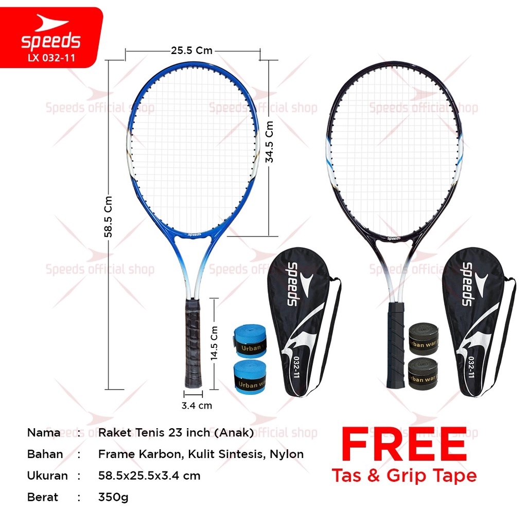 Jual SPEEDS Raket Tennis Set Bola Raket Tenis Latihan Tenis Tennis ...