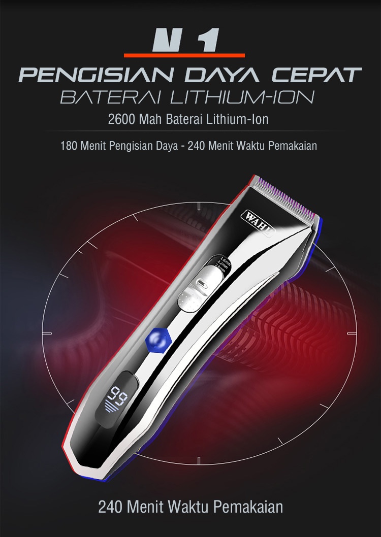 Jual Wahl Versa Cordless Clipper – 2228 Alat Cukur Rambut Profesional ...