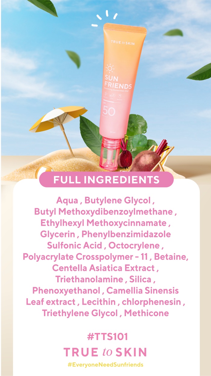 Jual True to Skin - Sunfriends Sunscreen Gel SPF 50 PA++++ | Shopee ...