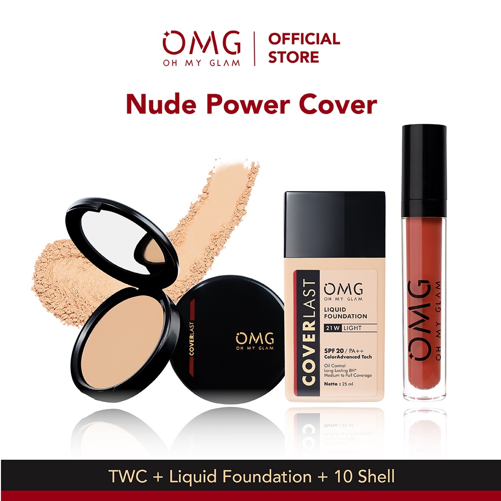 Jual OMG BEST SELLER BUNDLE! Perfect Nude Look (Foundation + Bedak + Lip Cream) | Shopee Indonesia