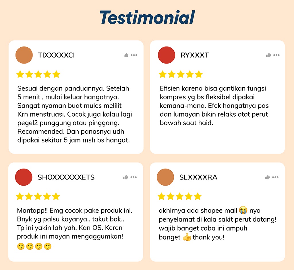 Jual MenstruHeat | Kompres Hangat Haid -1 box/6 pcs | Produk Singapur ...