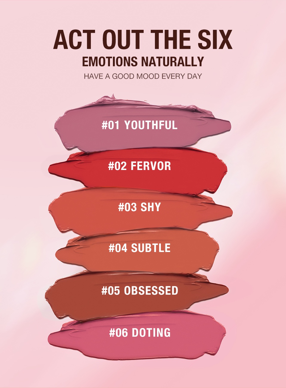 Jual O.TWO.O Blush Stick Cream Blusher 6 Colors Blendable Waterproof ...