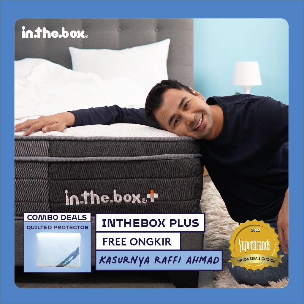 Jual Bundle Kasur Springbed INTHEBOX PLUS & MP Quilted - Gratis Bantal !! | Ukuran 90x200cm ...