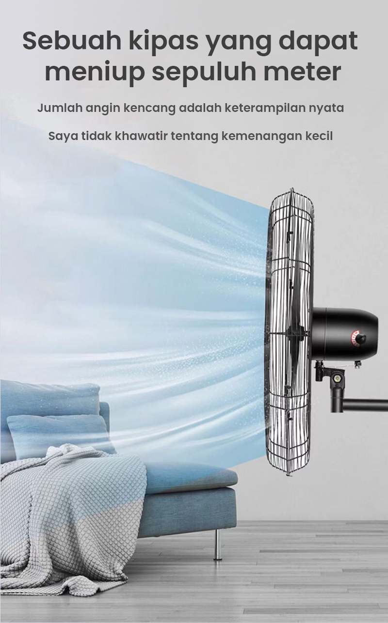 Jual Aolida kipas angin dinding 26/30 inch kipas angin Cocok untuk ...