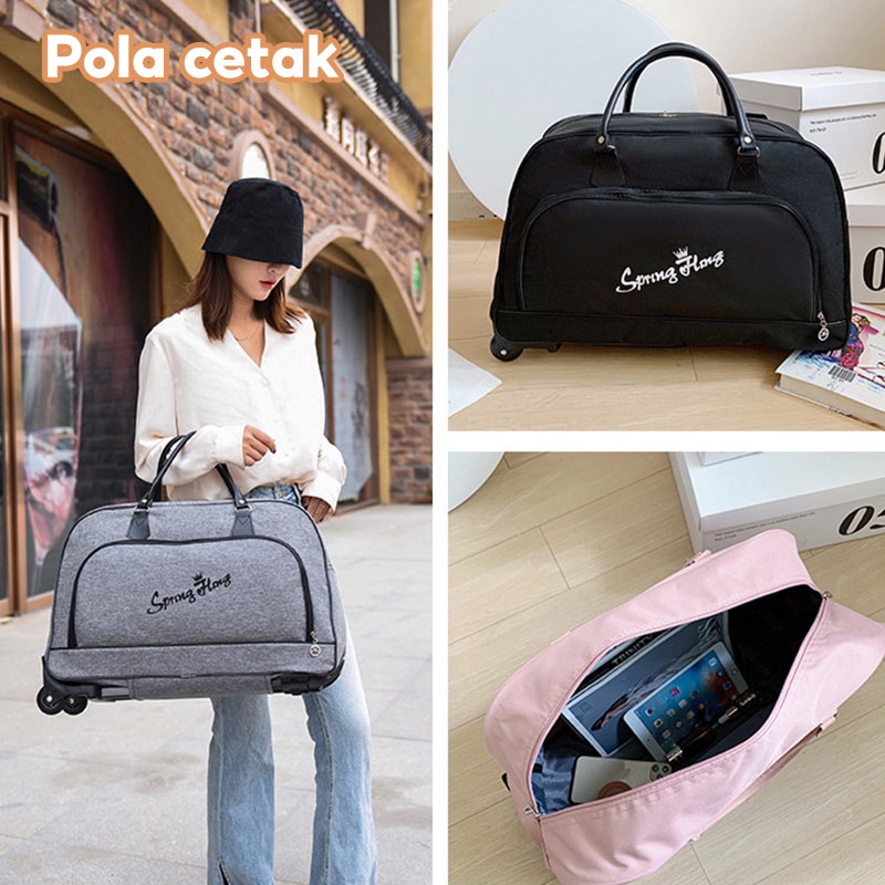 Jual YooWoo Tas travel trolley/Tas penyimpanan kapasitas besar/Tas ...