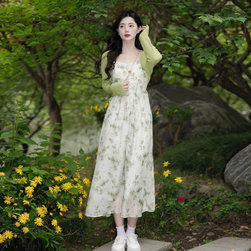 Jual DRESS Pakaian gaya teh yang berasaskan garam dengan set penuh susu ...