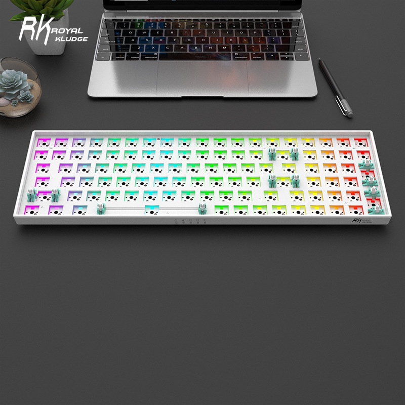Jual RK860 keyboard mechanical kit RGB optical Bluetooth the third mock ...