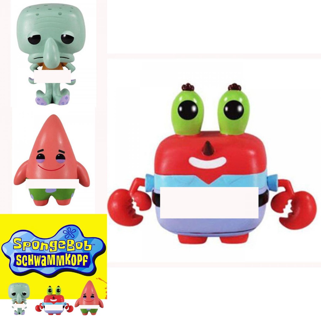 Jual Handmade Spongebob Squarepants Karakter Pvc Figure Set Hadiah ...