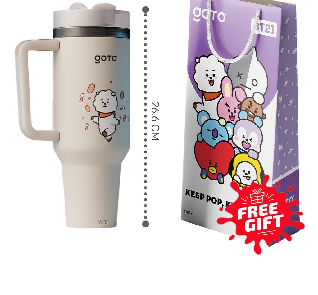 Jual Goto K-Joy X BT21 Tumbler Tahan Dingin Panas Botol Tempat Minum ...