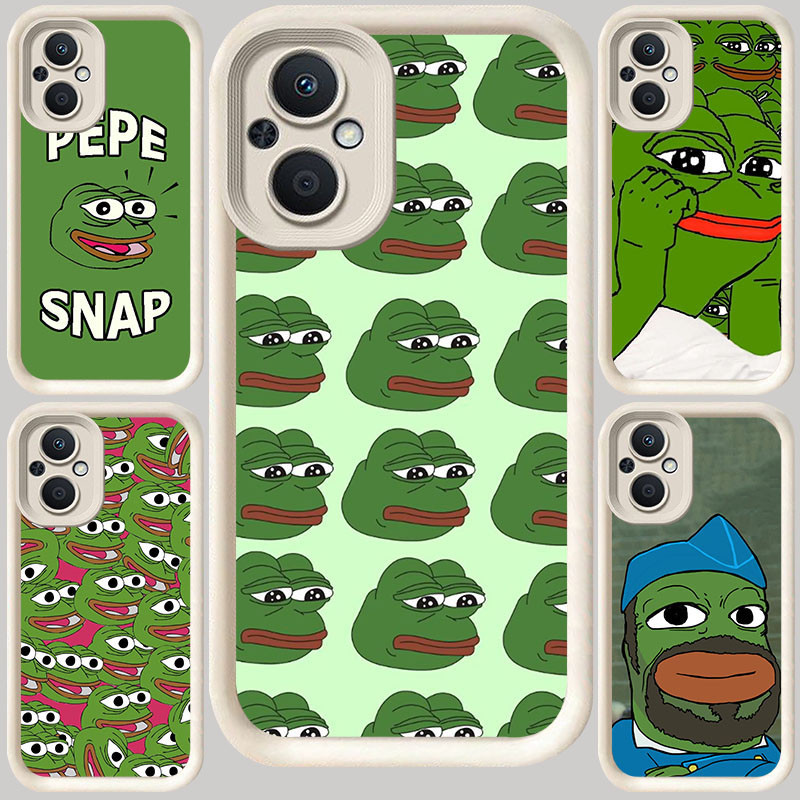 Jual M-22 Frog meme pepe Putih Casing untuk OPPO Reno 8 Find X5 7 7Z 8Z ...