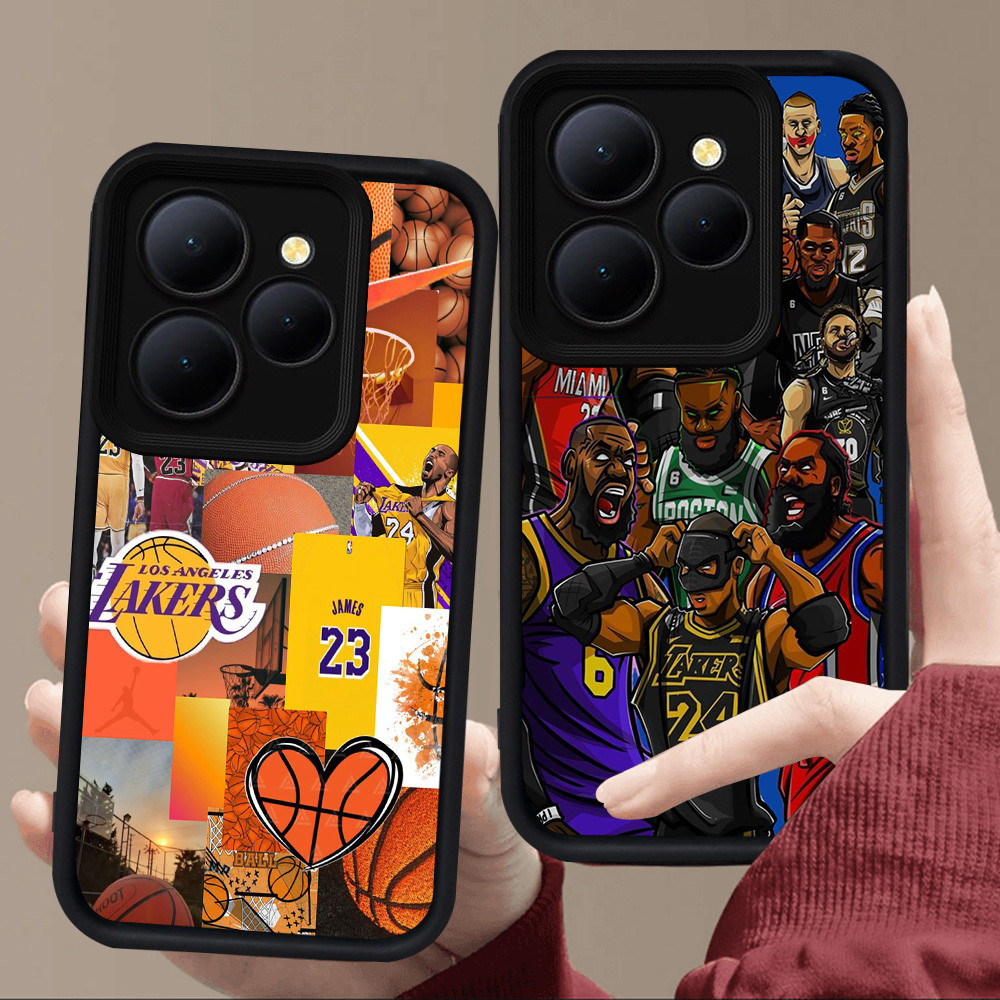 Jual E44 fashion Basketball Casing untuk Silikon Hitam Infinix HOT Note ...