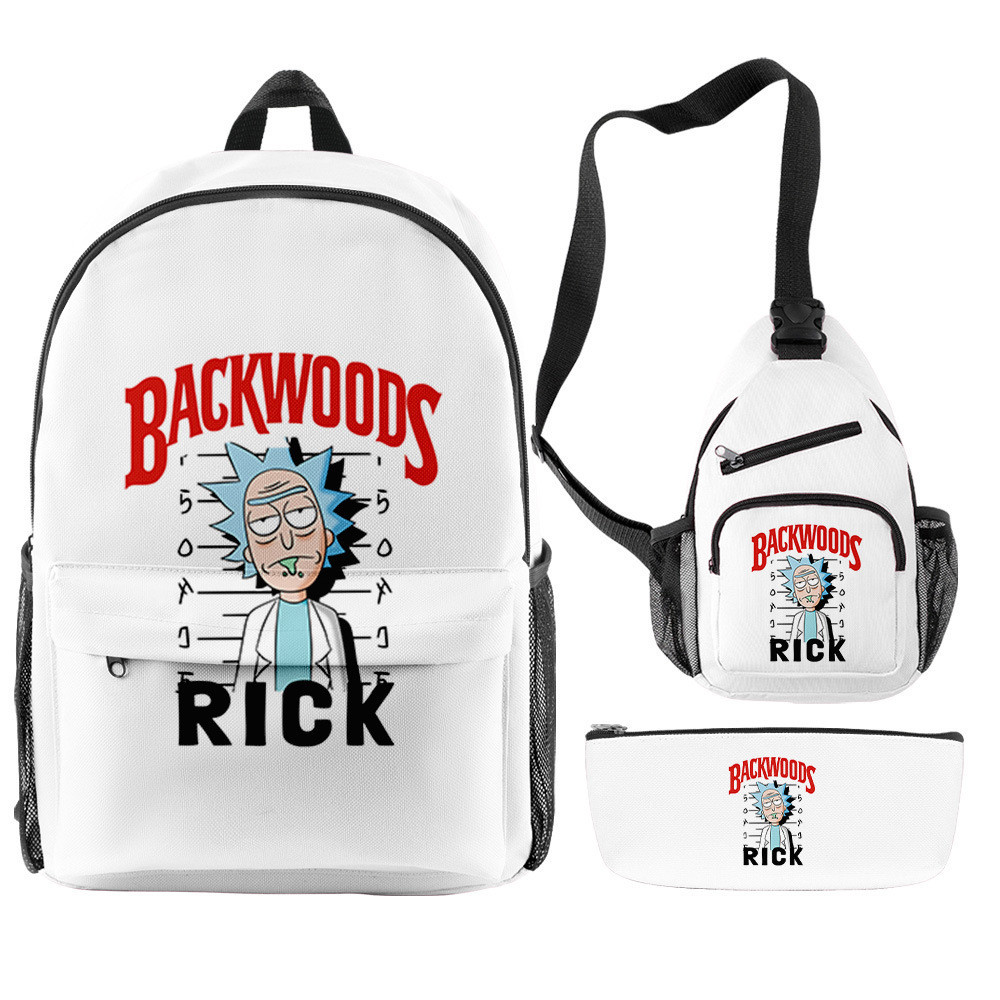 Jual Tas Baru 3D digital cetak cerutu bahu tas tiang tiga set Impor ...
